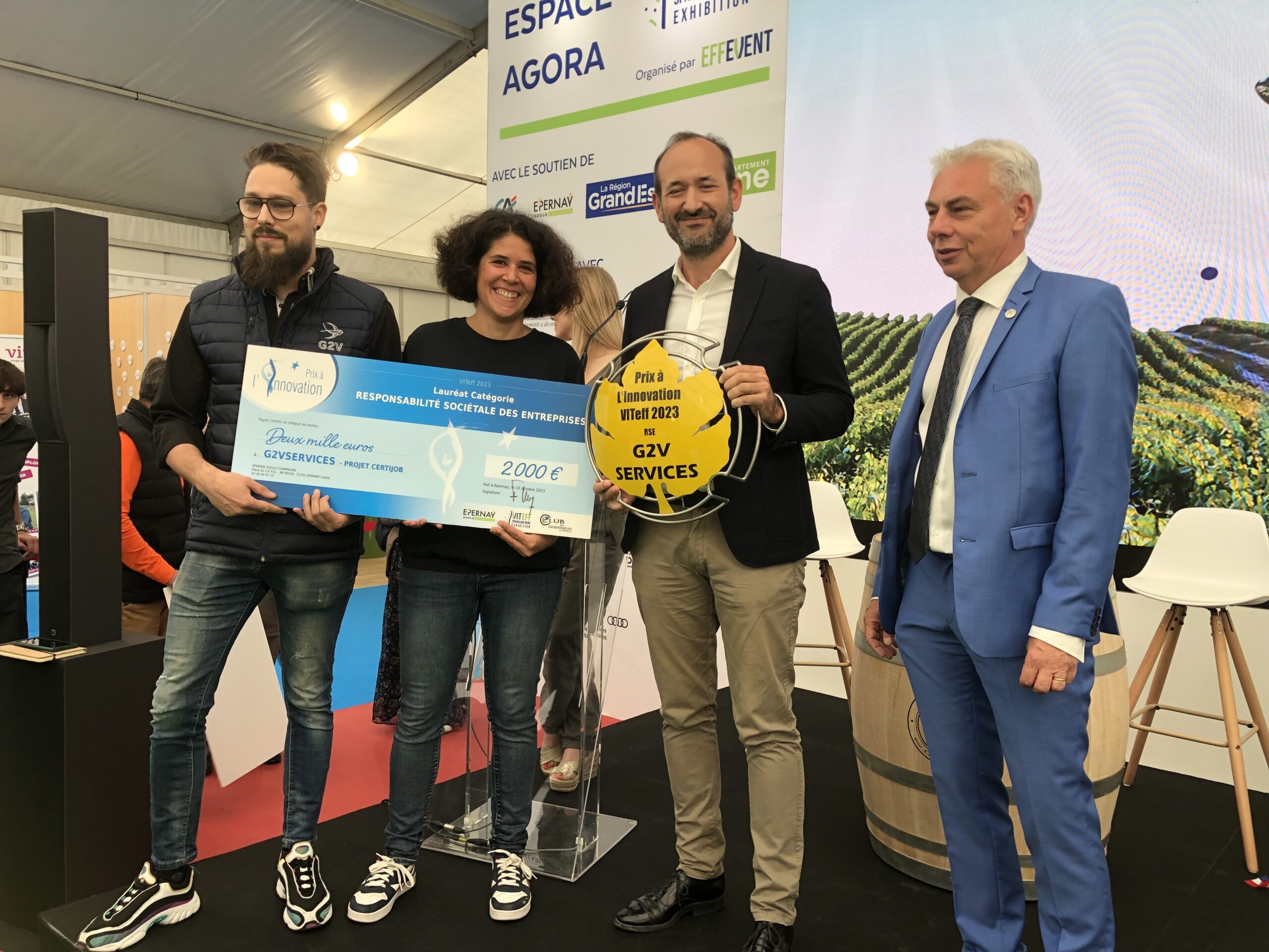 G2V récompensé sur le VITeff - G2V Services